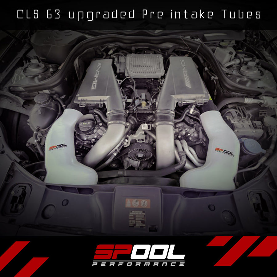 Mercedes M157 E63/CLS63 and M278 CLS550/E550 upgraded inlet pipes