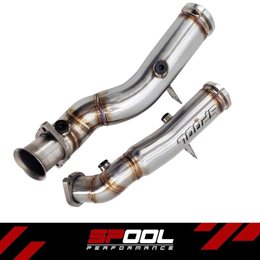 Spool Downpipe Upgrade [Race Downpipes] | AMG C43/E43/C400/C450 [M276 ...